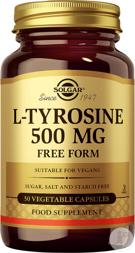Solgar L-Tyrosine 500mg Plantaardige Capsules 50 | Newpharma