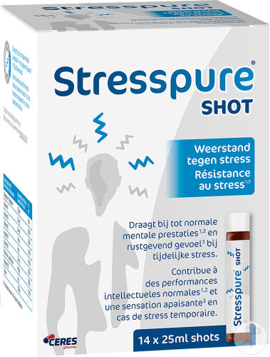 Stresspure Shot Voedingssupplement Rustgevend Gevoel En ...