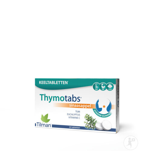 Tilman Thymotabs Sinaasappel 24 Pastilles | Newpharma