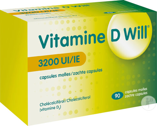 Will Pharma Vitamine D Will 3200IU 90 Capsules | Newpharma